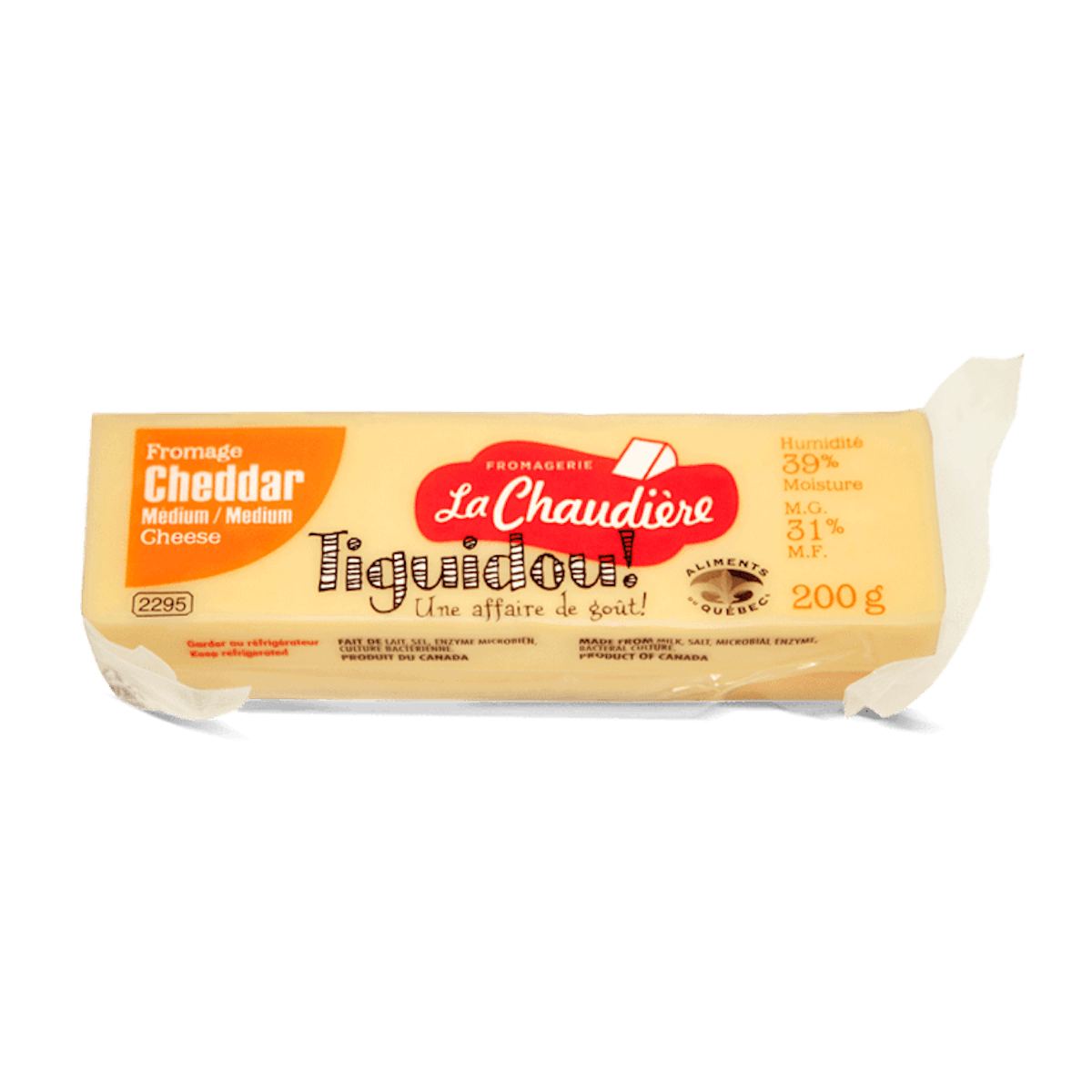 Cheddar Tiguidou! - Moyen | Fromages d'ici