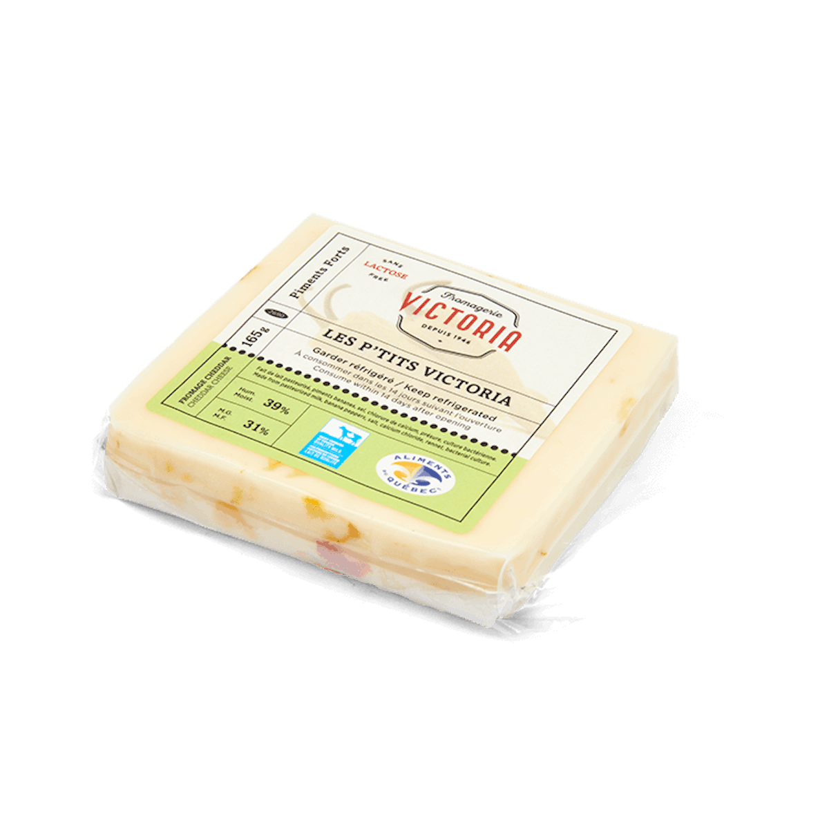 Cheddar Les P'tits Victoria aux Piments Forts | Fromages d'ici