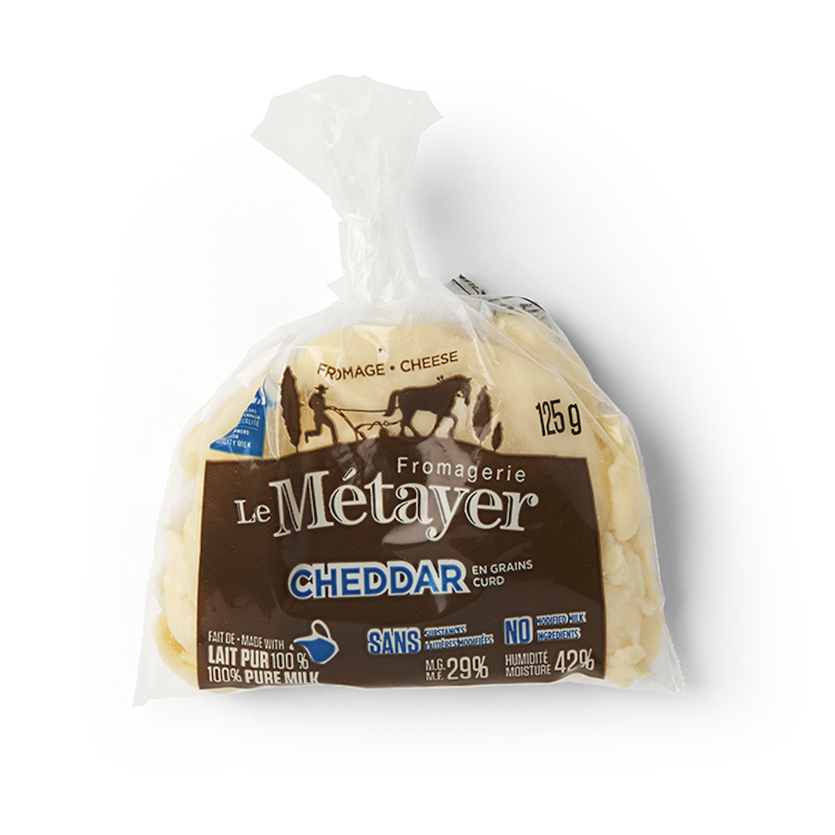 Cheddar en Grains Le Métayer | Fromages d'ici | Fromages d'ici