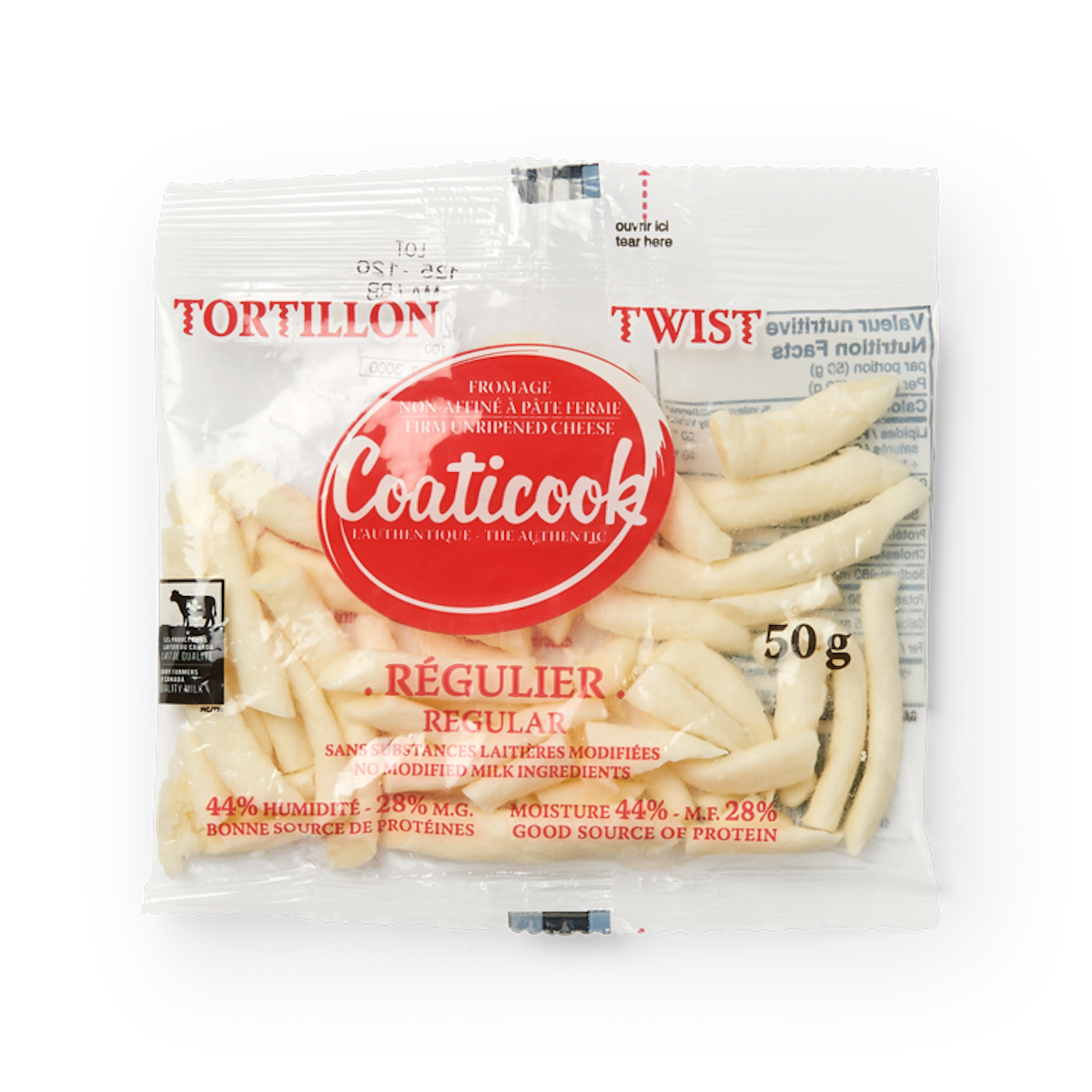 Tortillons Régulier | Fromages d'ici