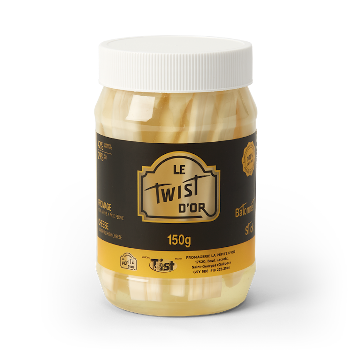 Le Twist d'Or en Saumure | Fromages d'ici