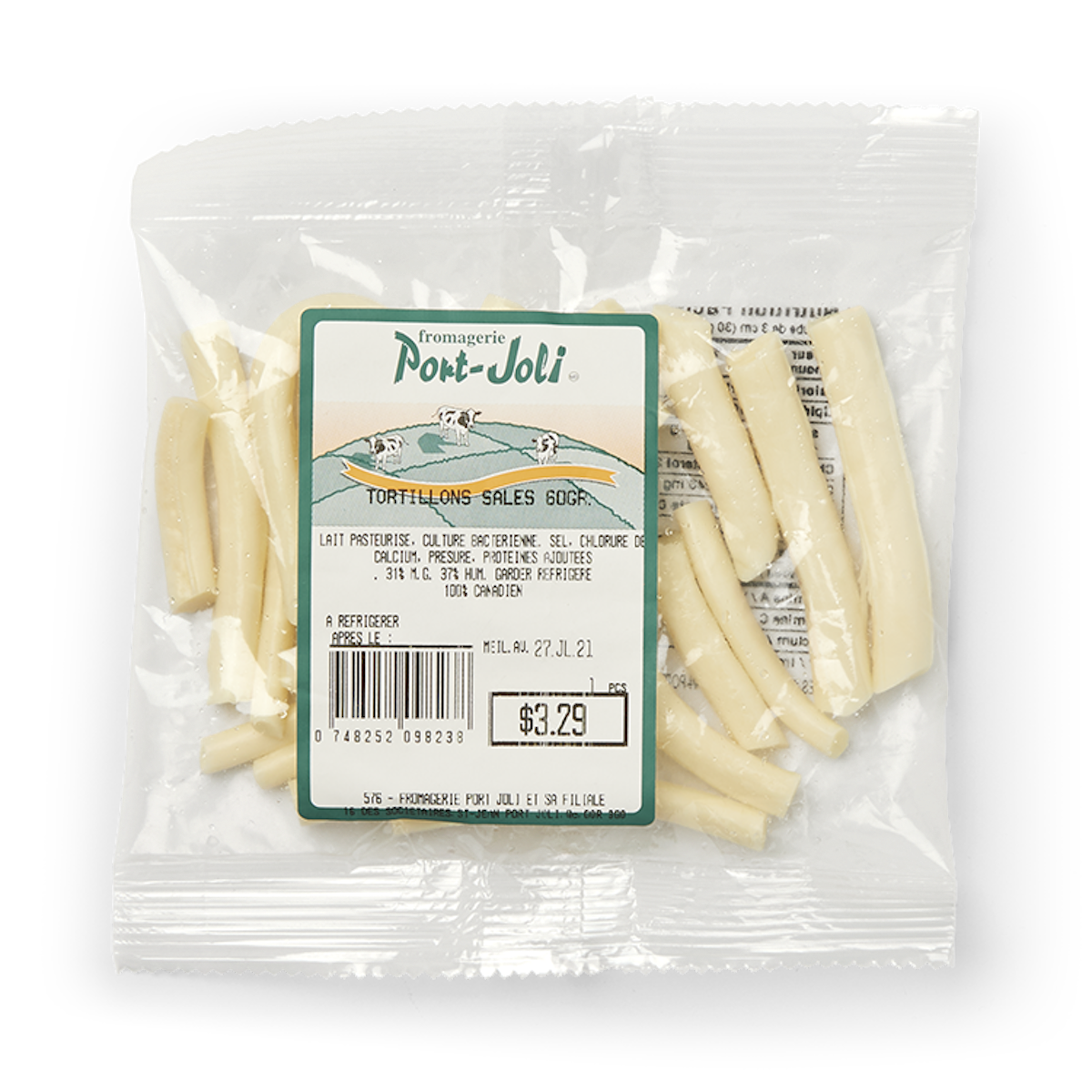 Tortillons Nature | Fromages d'ici
