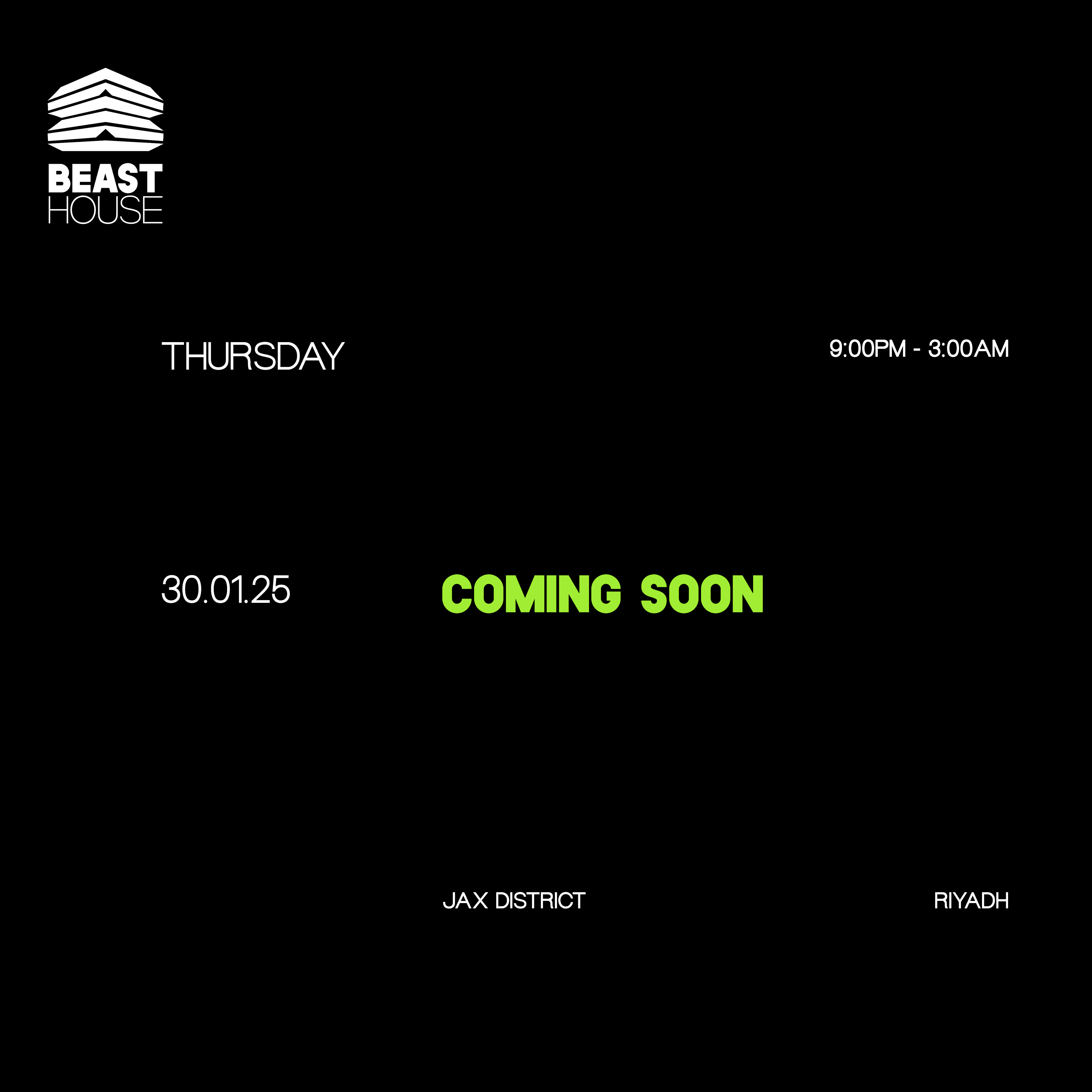 Beast House – Timing and Tickets | MDLBEAST