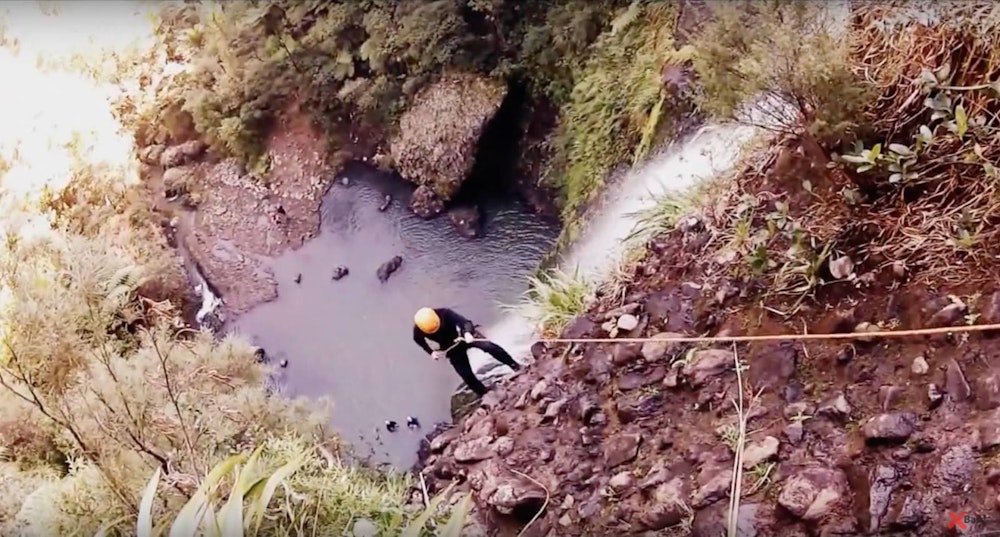 Canyoning in Piha Auckland with AWOL Canyoning Adventures