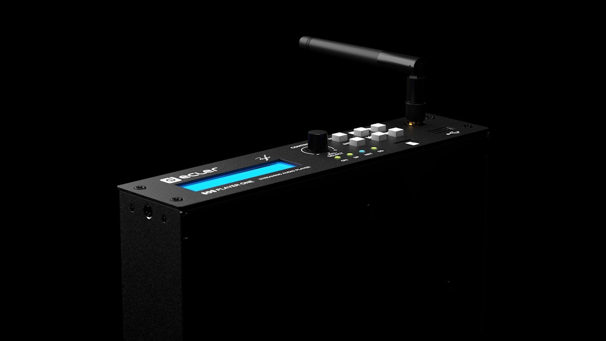 PLAYER ONE: Pantalla LCD | microSD | DLNA & Airplay | Streaming ...