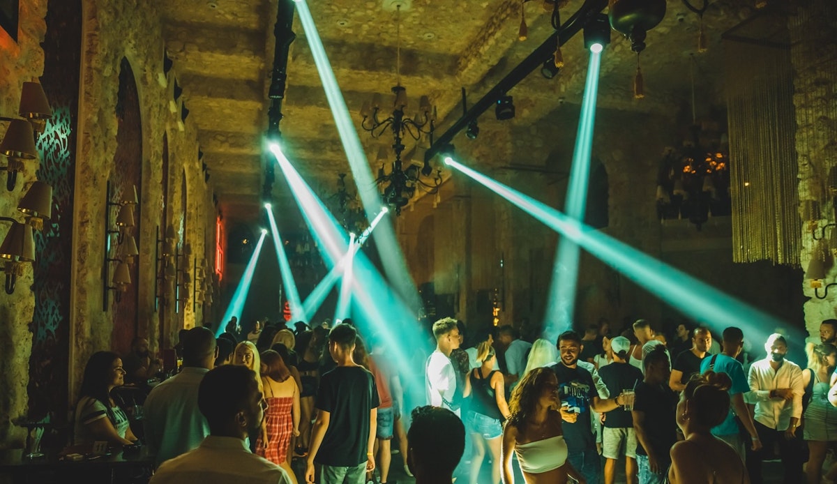 Long range audio system at Golden Booda Nightclub in Hurghada