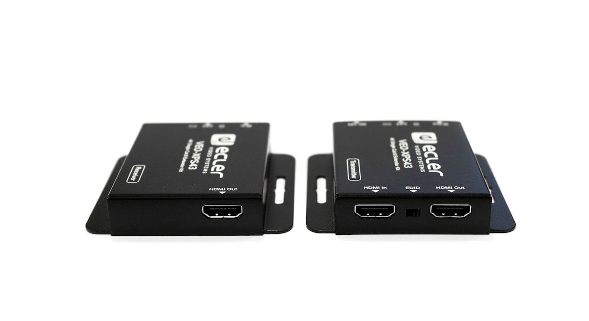 VEO-XPS43: 4K Single Cat.6 Extender Kit. HDMI Extenders.