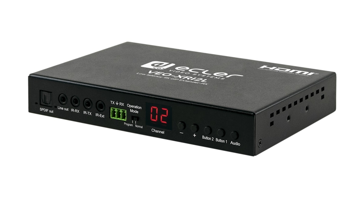 VEO-XRI2L: 4K Low Latency Over IP Video Extender. Video Distribution Over.