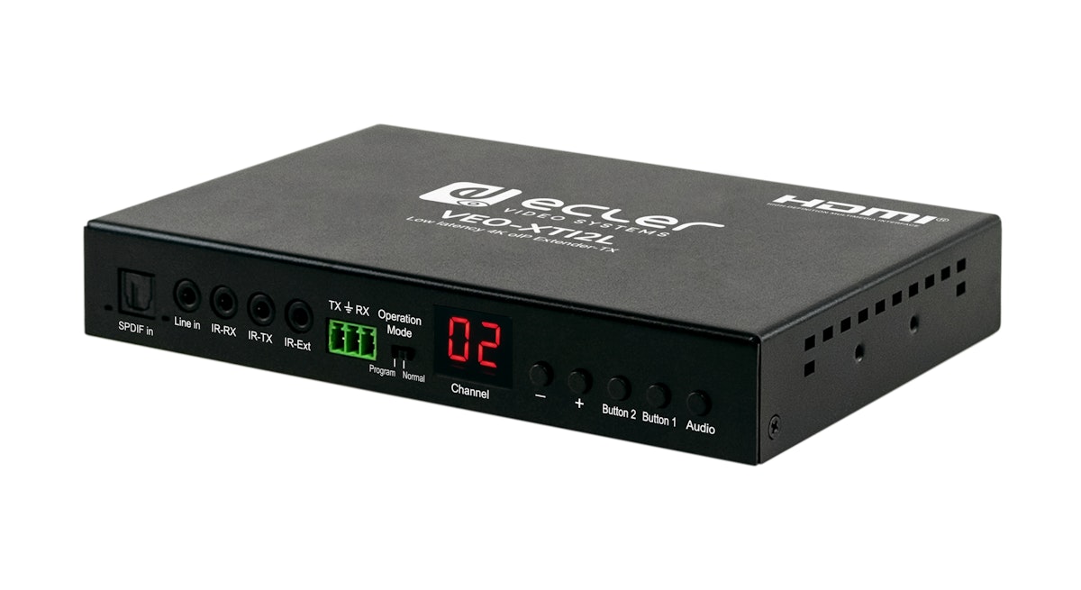 VEO-XTI2L: 4K Low Latency Over IP Video Extender. Video Distribution ...