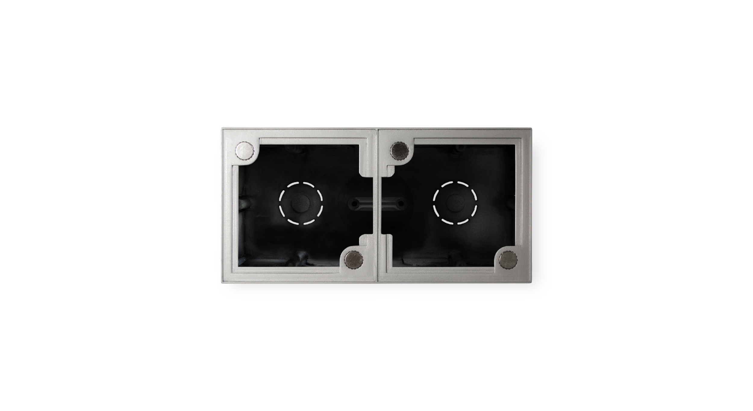 WPA2FMBOX: In-wall double flush mount installation box. Product ...