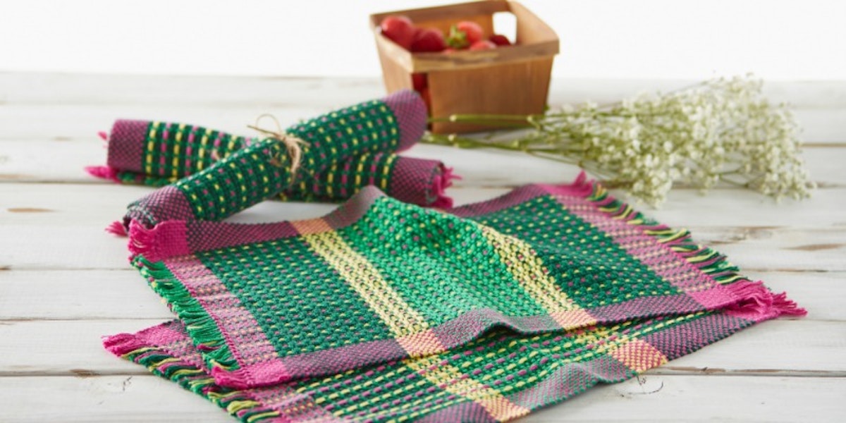 Flowers in Spring Placemats | Little Looms