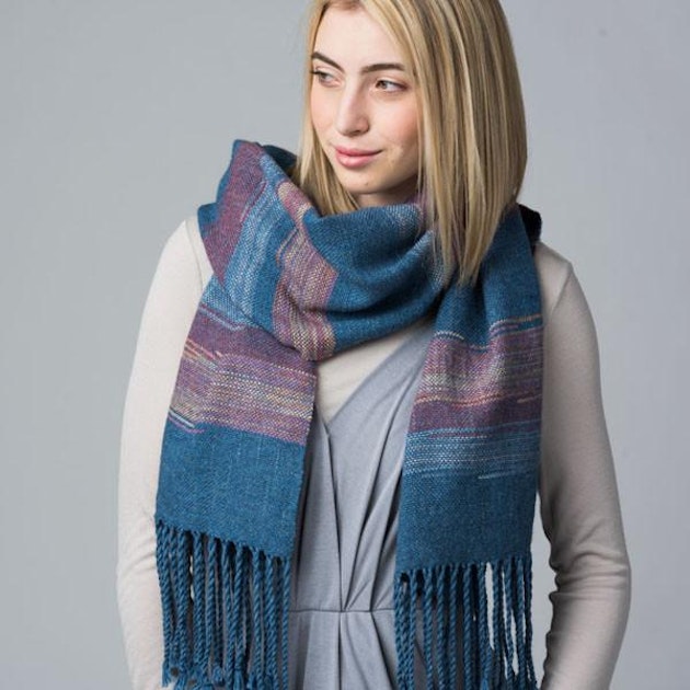 Sunset Shawl Weaving Pattern Download | Little Looms Library