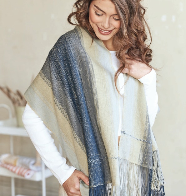 Sand and Sea Wrap | Little Looms Library