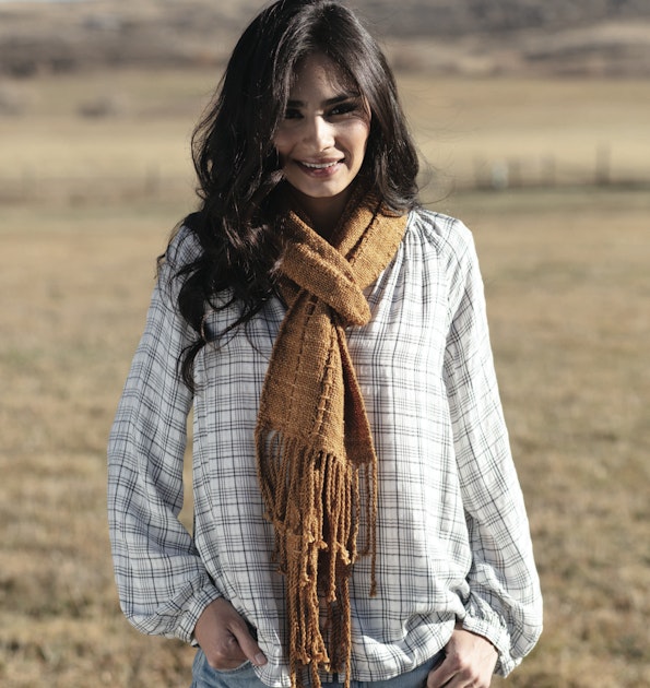 Goldmine Scarf | Little Looms Library