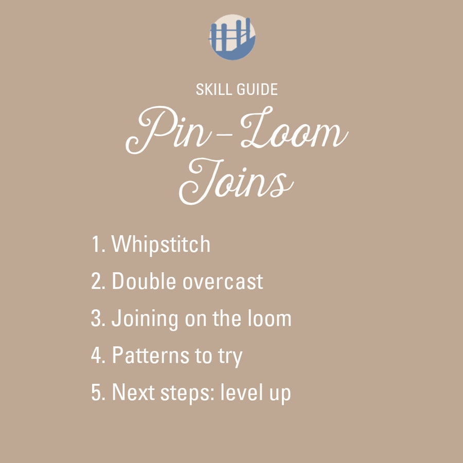 Skill Guide: Pin Loom Joins | Little Looms Library