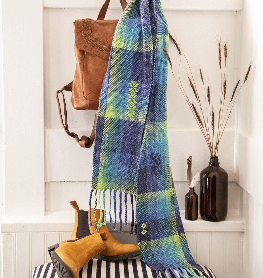 Inlay Whimsy Scarf | Little Looms Library