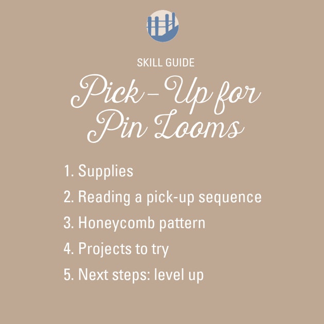Skill Guide: Pick-Up for Pin Looms | Little Looms Library