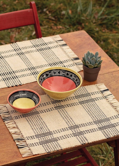 Raffia Placemats | Little Looms Library