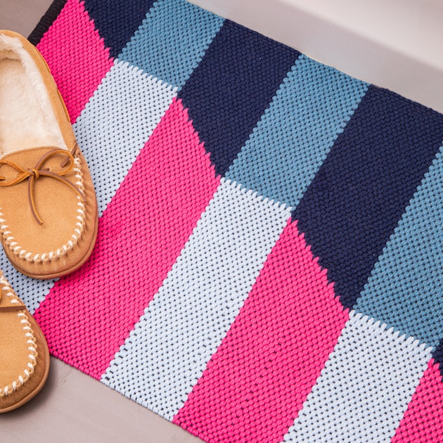 Walk This Way Bath Mat | Little Looms Library
