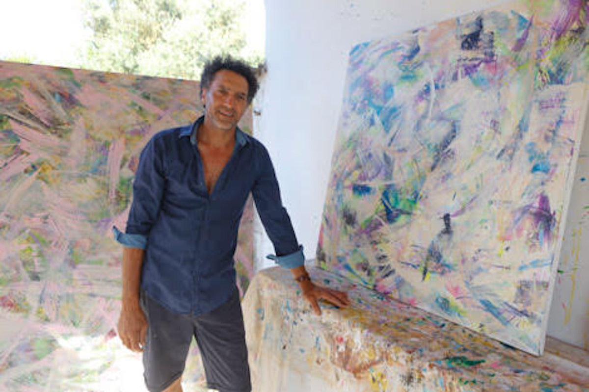 the artist Sam Feasey finds inspiration in Ibiza