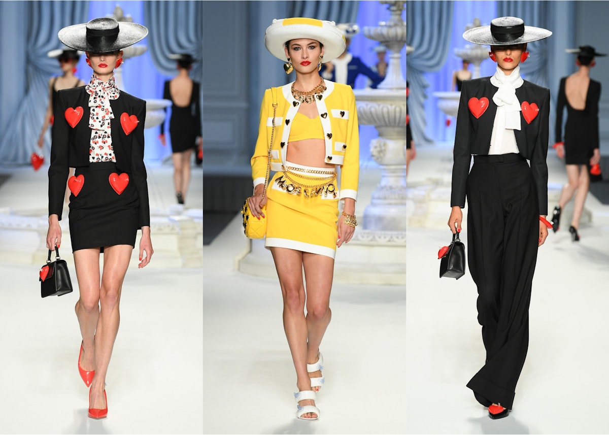 Jeremy Scott's 'inflatable' fashion for Moschino's Spring / Summer 2023