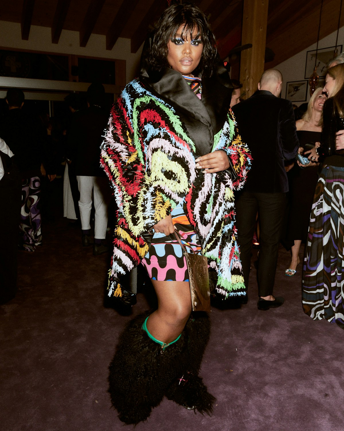 The Pucci family in St. Moritz