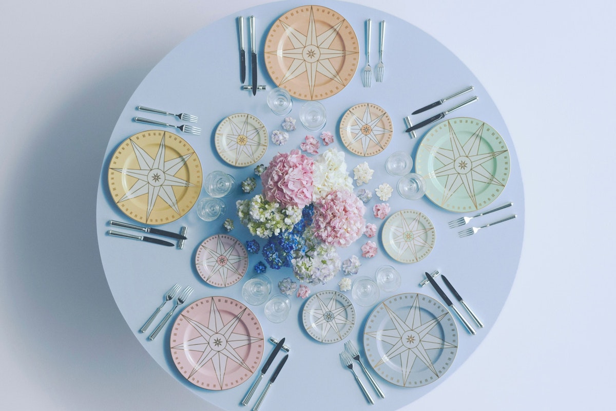 Easter table decor according to fashion house "Dior"