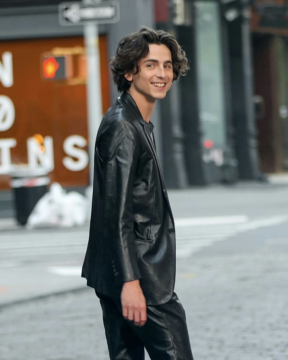 Timothée Chalamet and Martin Scorsese on the set of the new Chanel Blue ...