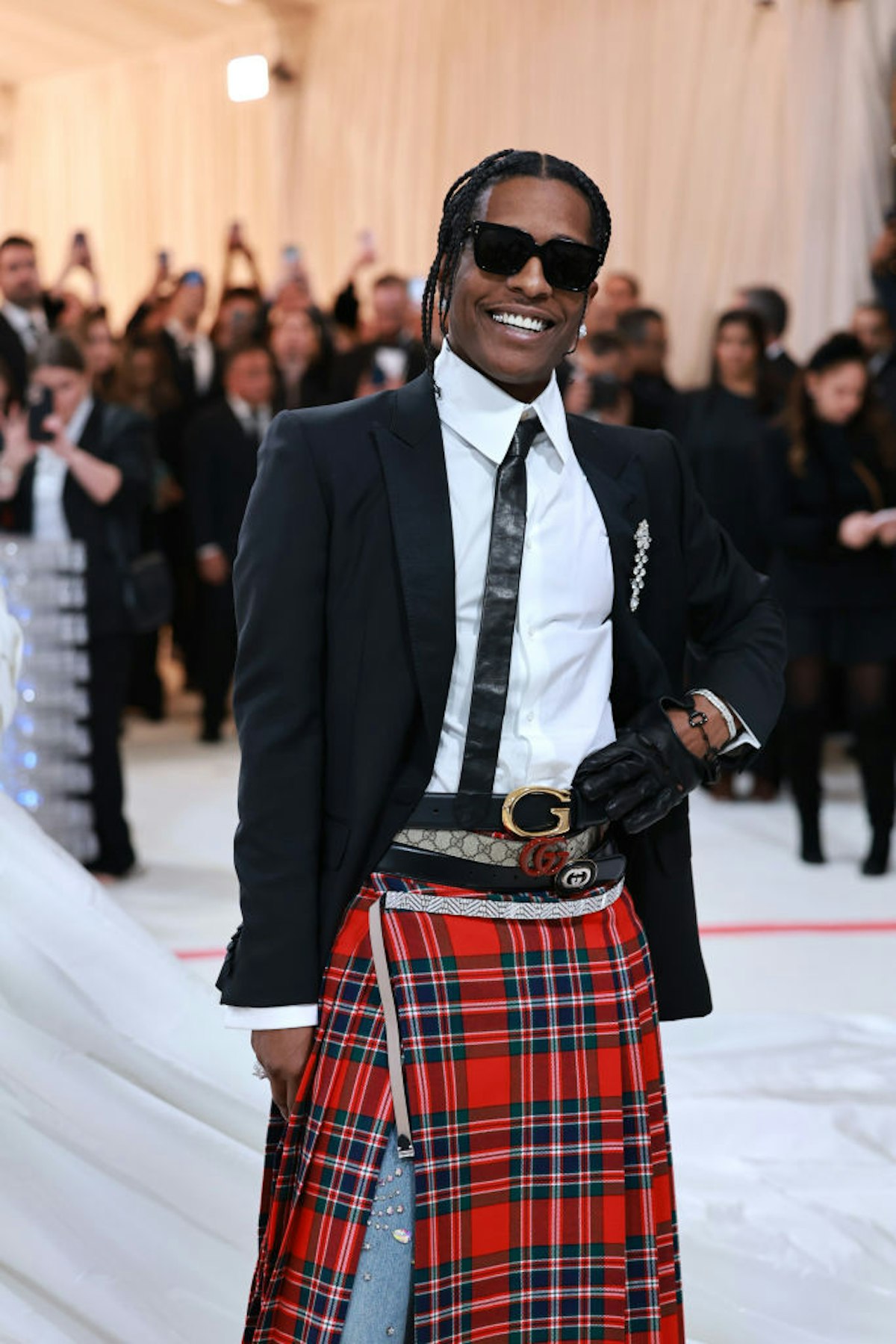 Asap Rocky Kilt