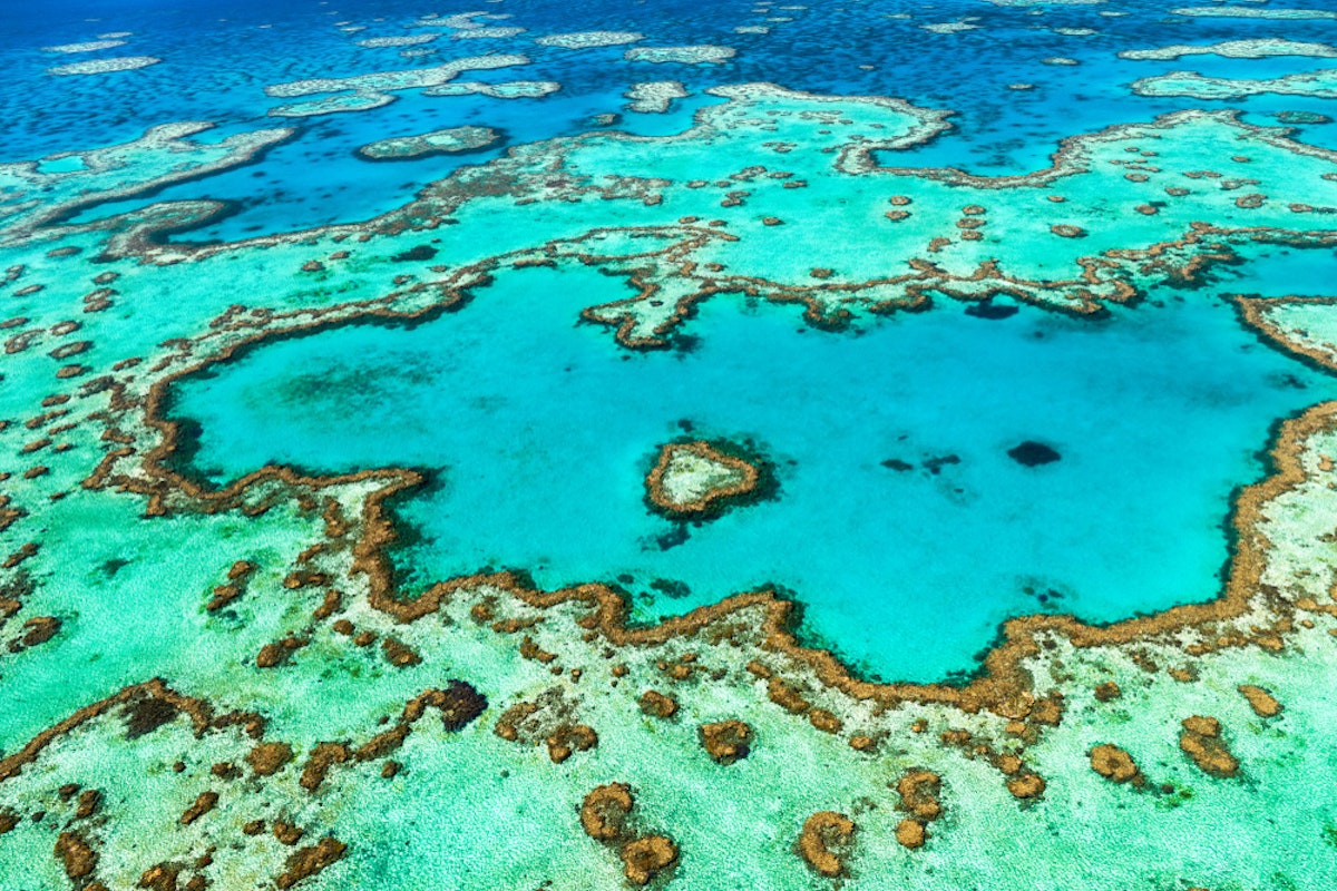 The Great Barrier Reef, Australia: The world's largest coral reef system
