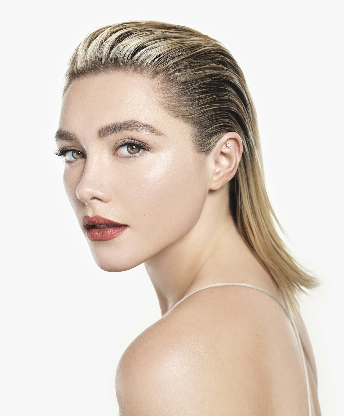 Florence Pugh is the new face of Valentino Beauty makeup