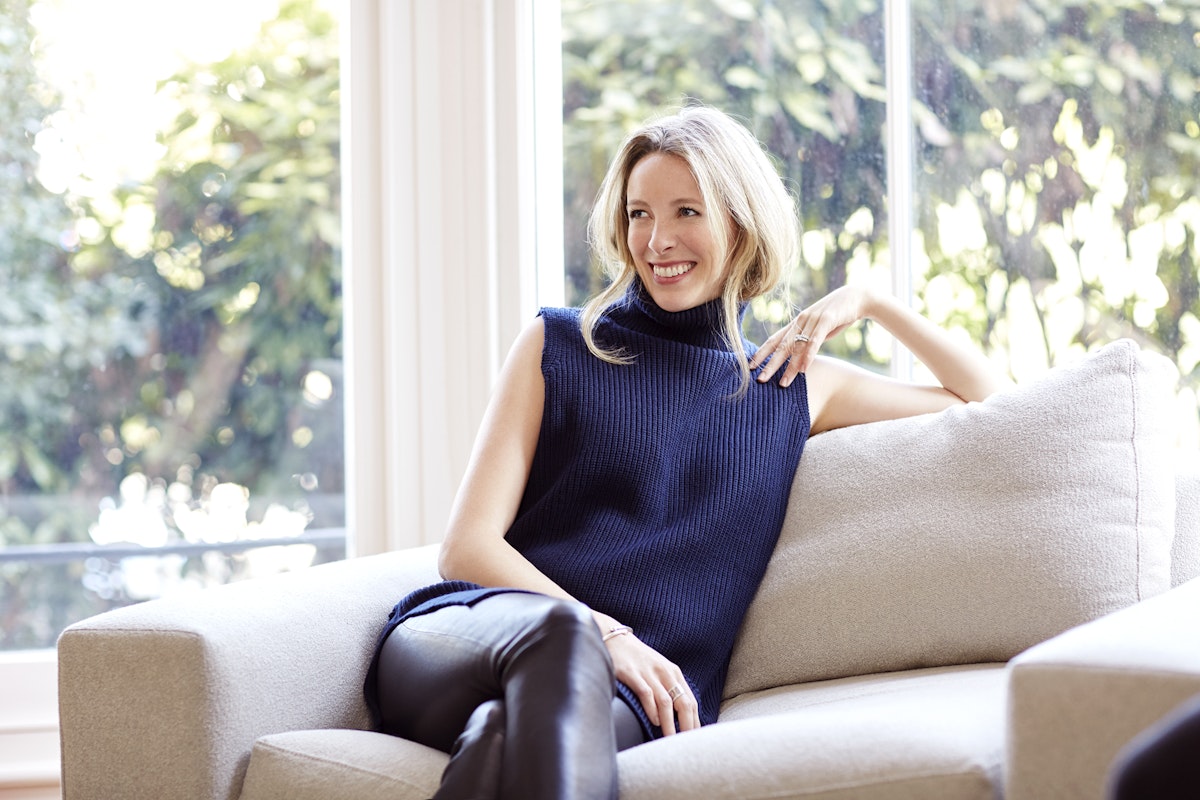 At home in Ibiza with Farfetch’s Stephanie Phair.