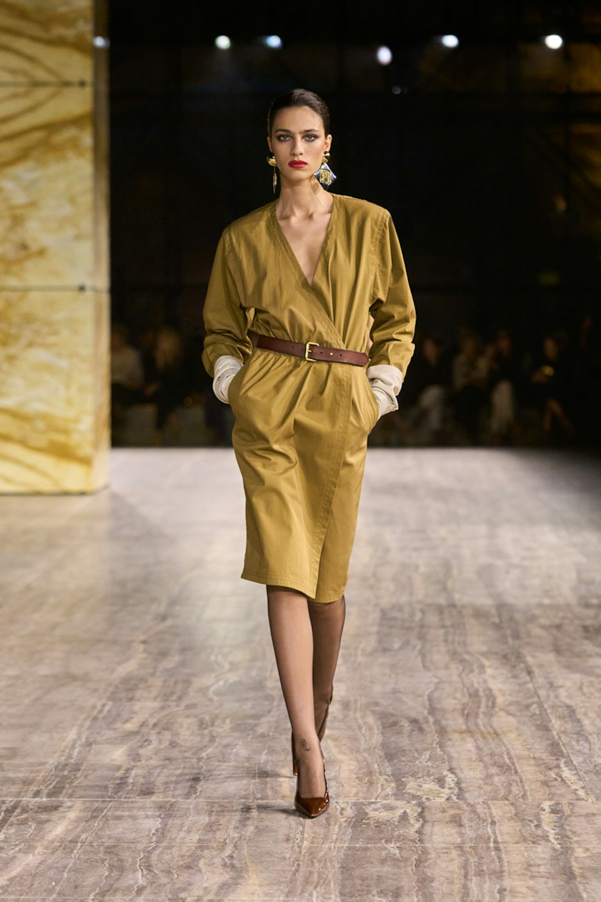 Saint Laurent at Paris Fashion Week from the heart of the Champs de Mars