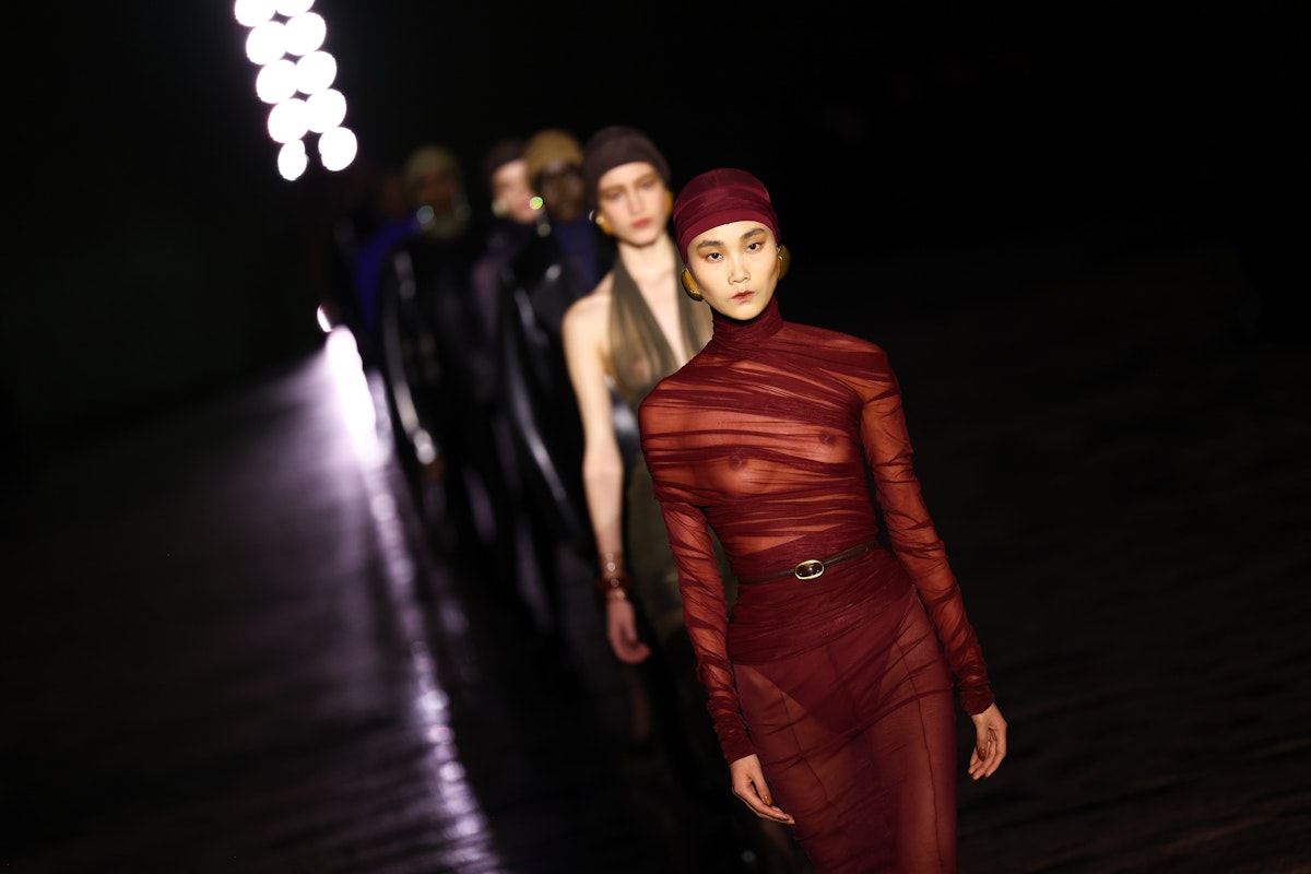 Saint Laurent Autumn Winer 2024 at Paris Fashion Week