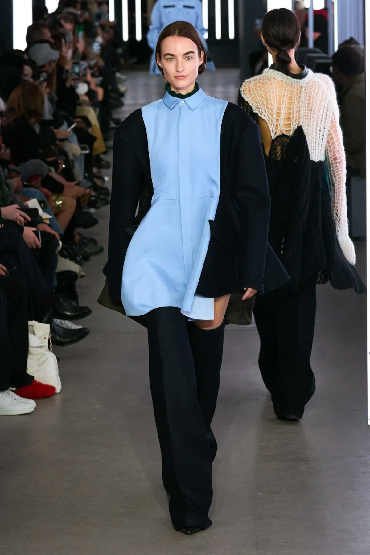 Sacai's deconstructed fashion at Paris Fashion Week