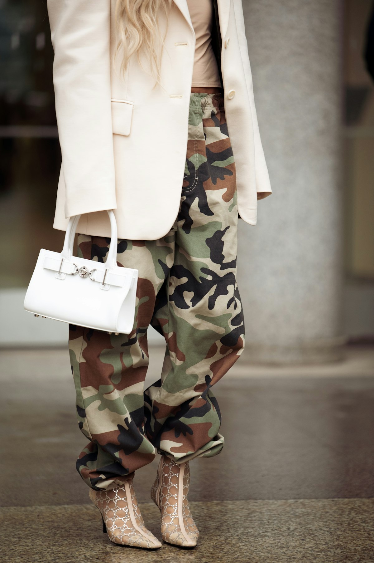 cargo trousers how to style for spring - womens spring fashion trends 2024