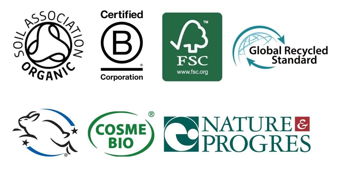 10 sustainable beauty product certification seals to know