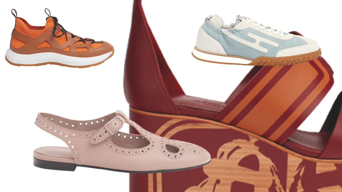 Hermès presents its Spring Summer 2025 shoe collection, unveiling long ...