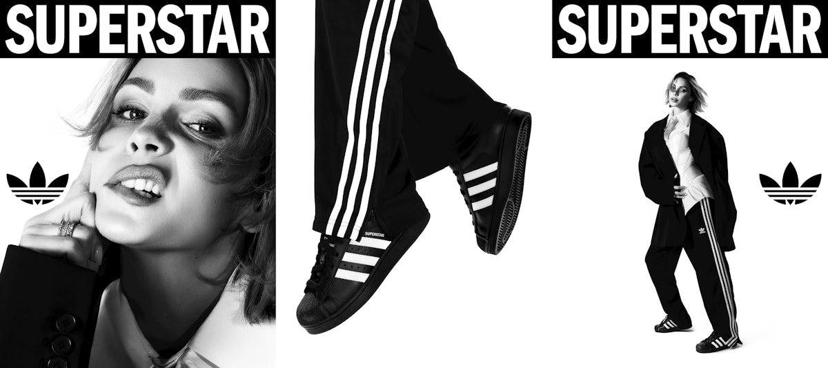 Rose Villain and Moise Kean light up the new adidas Originals Superstar ...