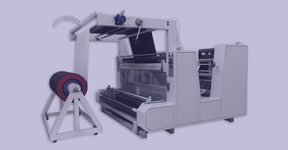 SET-UP: non stop fabric feeding machine for printing machinery