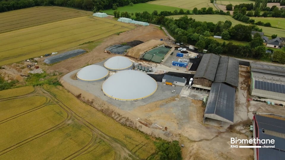 A new biomethane plant from agricultural waste in Guer, Brittany ...