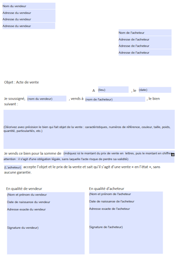 Acte de vente : quand et comment l'établir ? - Ekie