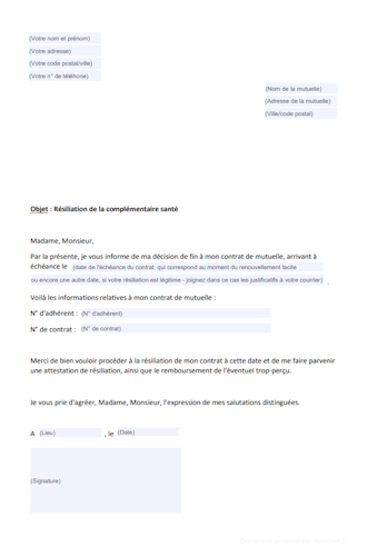 Comment faire pour résilier une mutuelle santé ? - Ekie