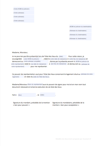 Comment faire une procuration pour un état des lieux ? - Ekie Comment faire une procuration pour un état des lieux ? - Ekie