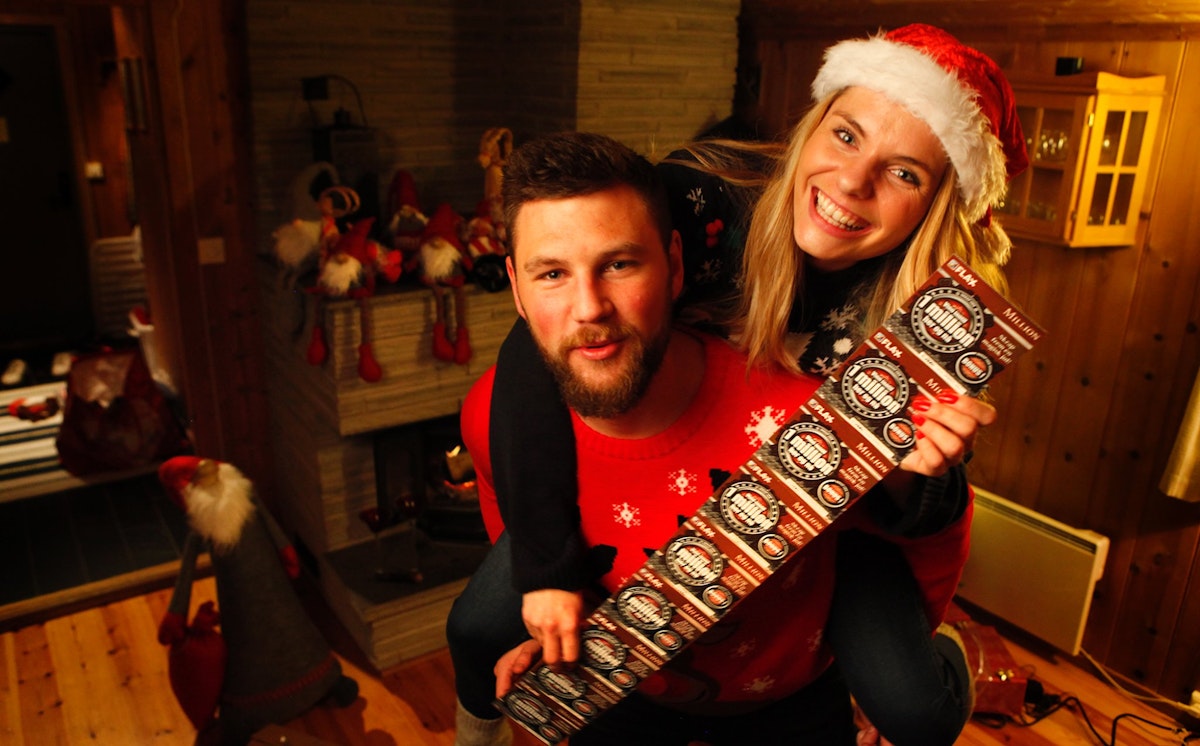 Kjøpte Flax-lodd i gave til familien - vant selv 1 million - Norsk Tipping