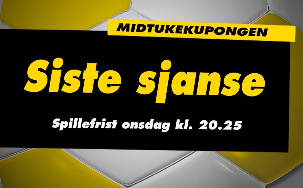 Siste sjanse til å ta Bonuspotten alene - Norsk Tipping