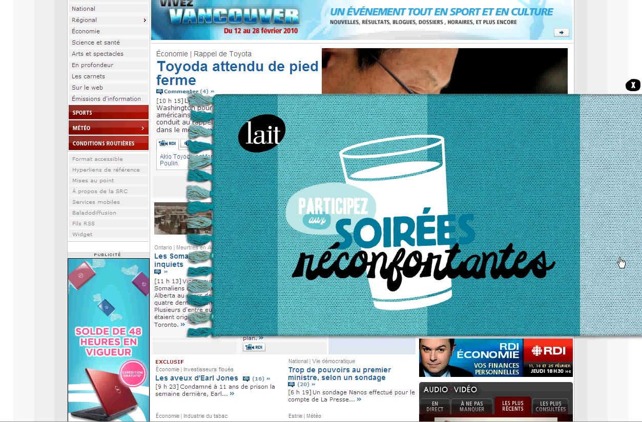 Touché! Découvrez la campagne Source naturelle de réconfort