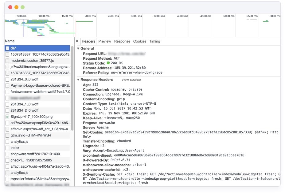 Shopware HTTP Cache Performance vs. Artikelpflege über die API