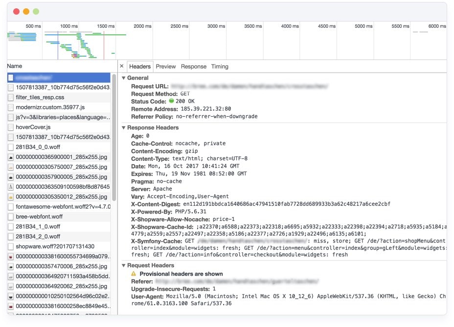 Shopware HTTP Cache Performance vs. Artikelpflege über die API