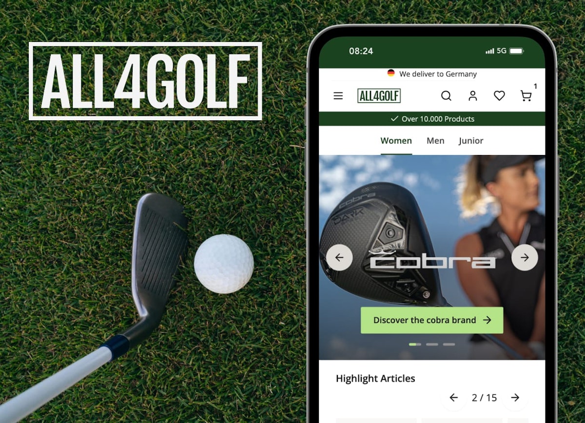 all4golf - High Performance E-Commerce für den europäischen Marktführer